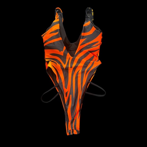 Swim | Spicy Tiger Cheeky One Piece Bathing Suit Nwot | Poshmark